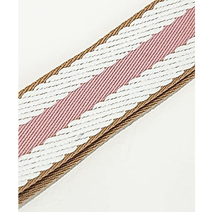 Pinafore Vegan Leather Crossbody Fashion Shoulder Bag | Soft, Magnetic Closure Handbag Purse for Women with Adjustable & Removable Guitar Strap, White