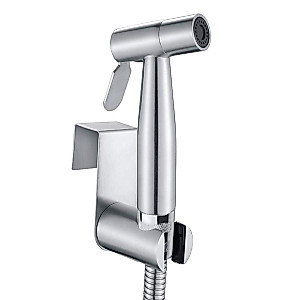 Bidet Sprayer Head, Stainless Steel Handheld Bidet Sprayer kit with Hook, Baby Cloth Diaper Sprayer, Easy to Install for Personal Hygiene and Bedpan WC Sprayer