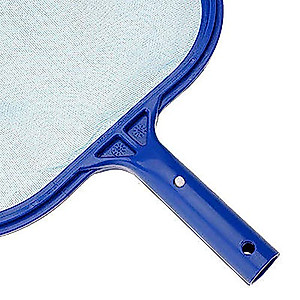 Swimming Pool Cleaner Supplies, Pool Pond Flat Leaf Rake Net Pool Leaf Skimmer Heavy Duty Swimming Pool Cleaning Leaf Skimmer Net for Cleaning Swimming Pool Garden Pond Hot Tub Spa Blue