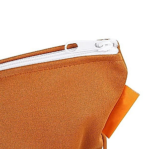 Cloth Diaper Bag, Diaper Storage Bag Beautiful Large Pockets Double Zipper for Nappy for Travel(EF160)