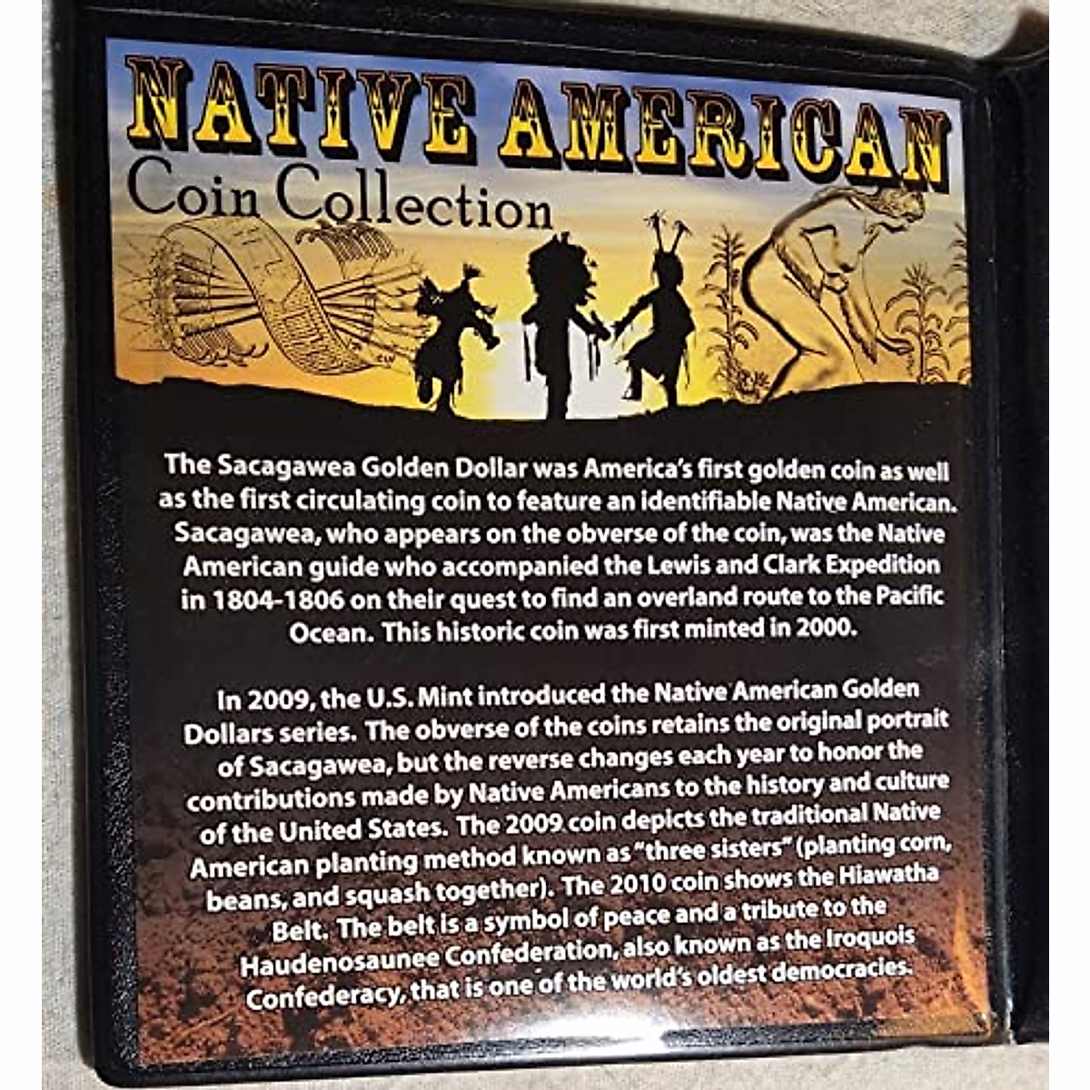 2000 P FIRST YEARS of ISSUE! 2000-2010 NATIVE AMERICAN $1 COIN COLLECTION in POSH HOLDER w HISTORY/CoA! GREAT GIFT! $1 Seller Perfect Uncirculated