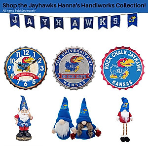 University of Kansas Tailgate Banner by Hannas Handiworks – Lightweight Pre-Strung Fabric Decoration – Show Team Spirit with KU Fan Decor