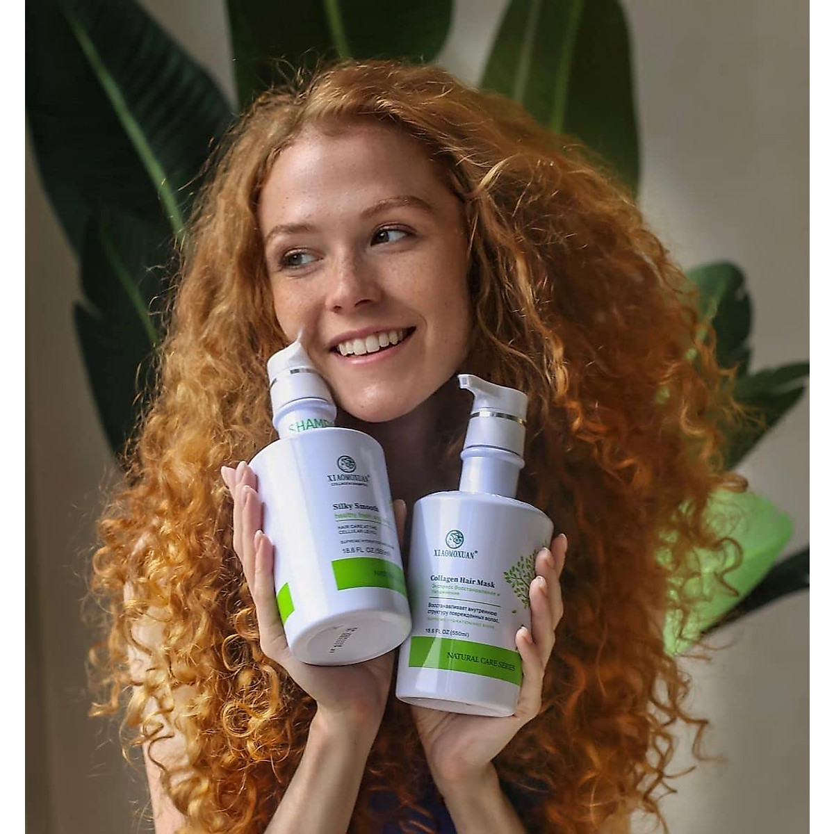 Xiaomoxuan Organic Tea Tree Oil Shampoo - Moisturizing for Dry Hair, Scalp Treatment, Sulfate-Free - Collagen Bond for Oily Scalp and Ends