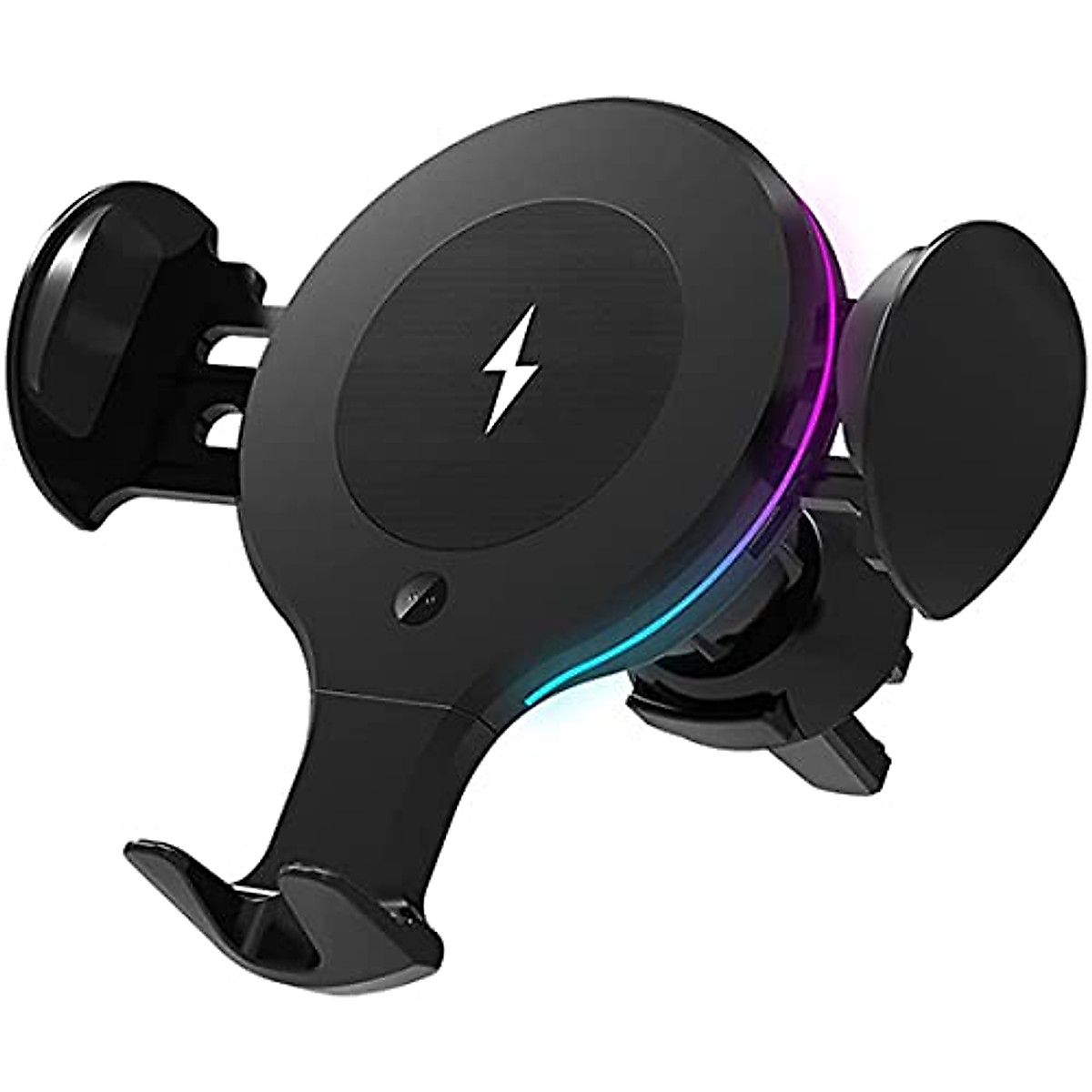 ALLSUN Wireless Car Charger, 10W Qi Fast Charging Auto-Clamping Air Vent Car Phone Holder Mount, Compatible with iPhone 12/12Pro/11/11 Pro/XS/Max/XR/X/ 8, Samsung Galaxy S20/ S10/ S9/ S8, Note 9, etc