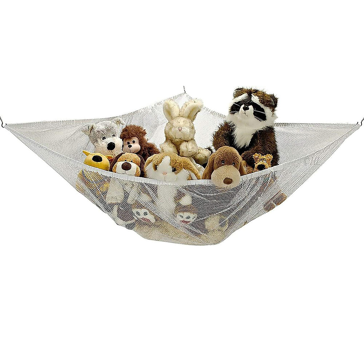 Stuffed Animal Hammock, Net for Stuffed Animals Corner, Hanging Net to Hold Stuffed Animals on Wall (One Pack)