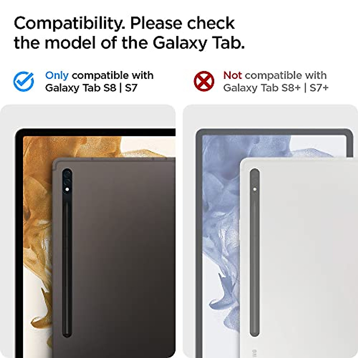Spigen Tough Armor Pro Designed for Galaxy Tab S8 Case (2022) / Galaxy Tab S7 Case (2020) with S Pen Holder - Gunmetal