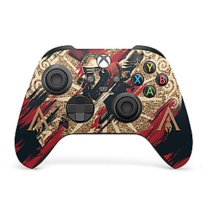 Head Case Designs Officially Licensed Assassin's Creed Alexios Odyssey Artwork Vinyl Sticker Gaming Skin Case Cover Compatible with Xbox Series X Console and Controller Bundle