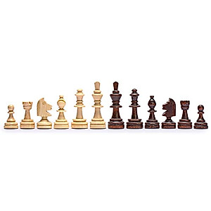 Husaria Magnetic Wooden Portable Travel Chess Game Set - 11"