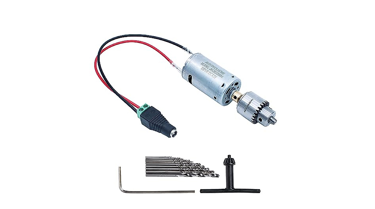 Mini DC 12V Electric Hand Drill Kit for DIY Projects