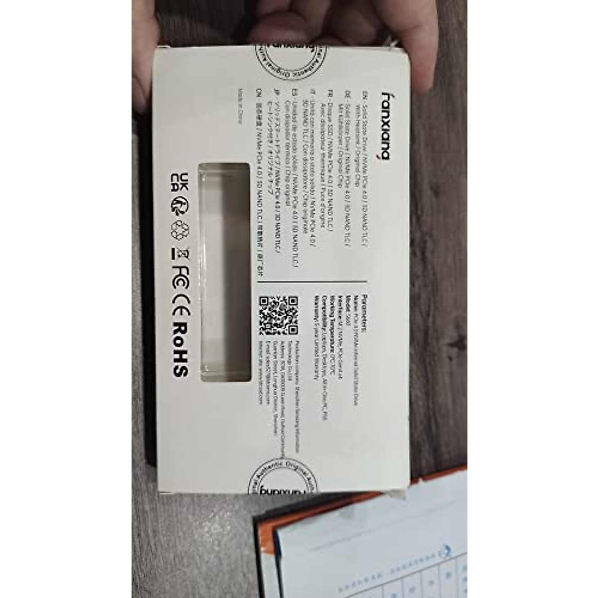 fanxiang S660 2TB PCIe 4.0 NVMe SSD M.2 2280 Internal Solid State Drive - with Heatsink, Up to 4800MB/s, Perfectly Compatible with PS5, Dynamic SLC Cache