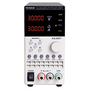 Wide Range Bench Top Programmable DC Power Supply, 30V, 30A