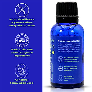 HealthyAnimals4Ever Bad Breath for Cats Pellets - Dissolvable - No Brushing - for Clean Teeth, Plaque & Tartar Control - All-Natural, Non-GMO, Organic - Preservative & Chemical Free - 300 ct