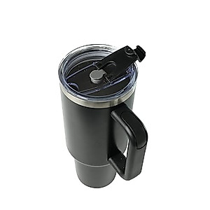 Sip+Sea Cayman 40 oz Stainless Steel Tumbler with Handle, Lid, and Straw | Double Wall Vacuum Insulated