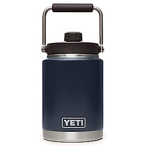YETI Rambler Half Gallon Jug, Vacuum Insulated, Stainless Steel with MagCap, Navy