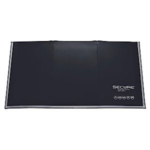 Secure Waterproof Bedside Safety Floor Mat for Elderly Fall Prevention, Extra Large 72"x38"x1", Glow Strips for Night Visibility, Handicap Non-Slip Beveled Edge Fall Mat
