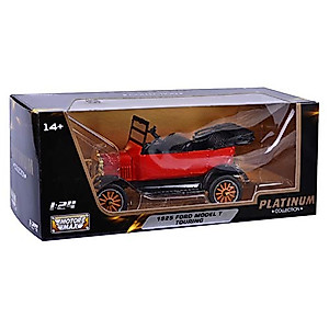 Motormax 1925 Ford Model T Touring Red 1/24 Diecast Model Car