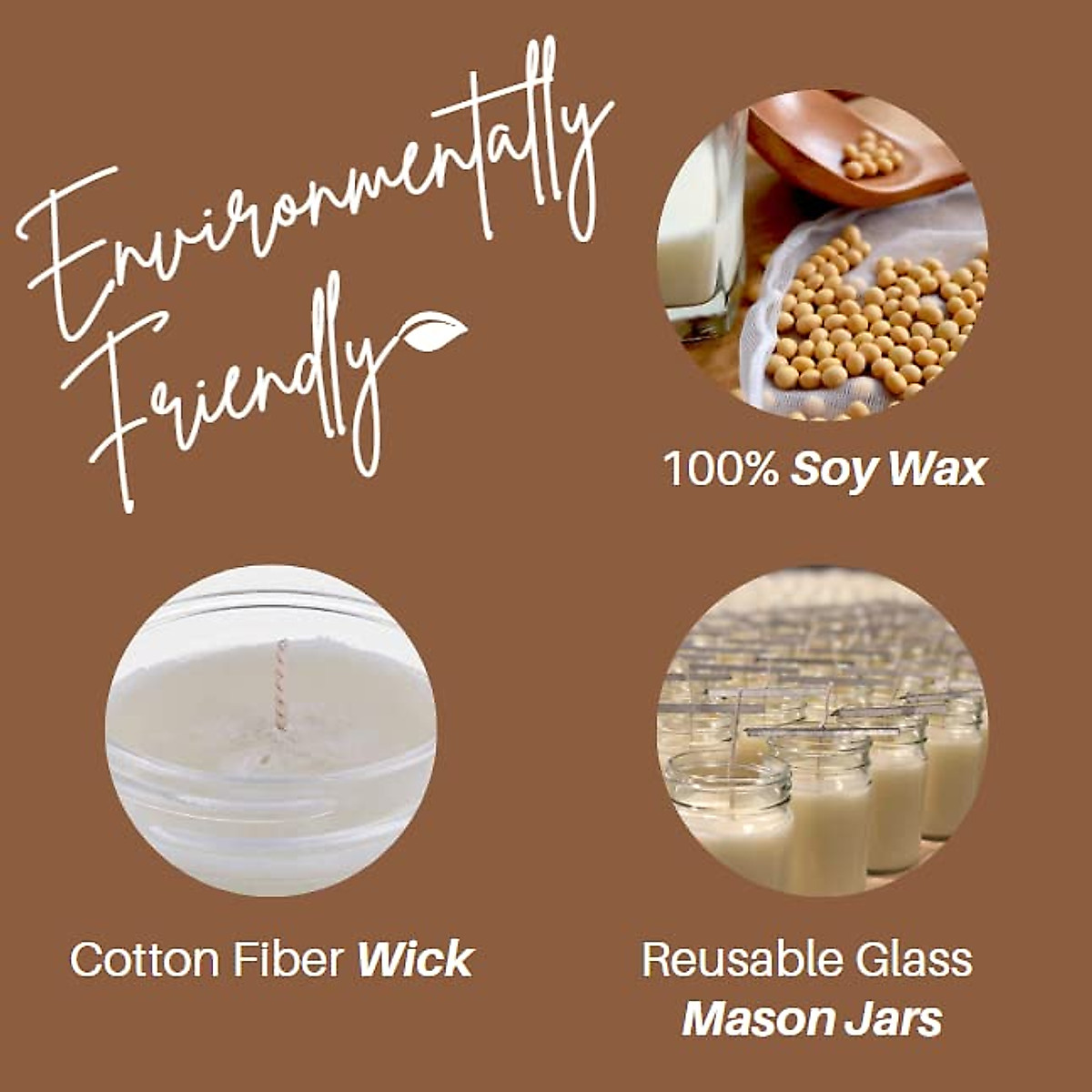 Nika's Home Coffee Latte Soy Candle - 12oz Mason Jar - Non-Toxic Soy Candle-Hand Poured Candle- Handmade, Long Burning Candle-Highly Scented Candle-All Natural, Clean Burning Candle