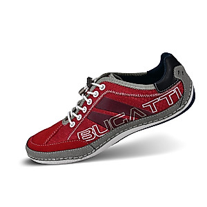 bugatti Men's Low-Top Sneakers, Red, 9