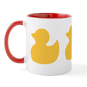 CafePress Duck Duck Gray Duck Mug Ceramic Coffee Mug, Tea Cup 11 oz