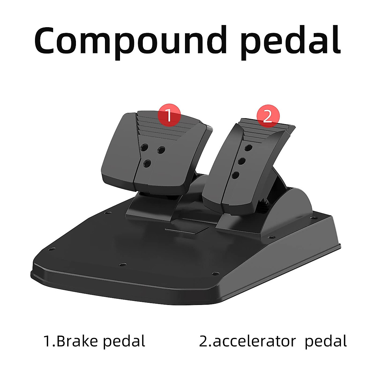 DOYO Xbox 360 Game Racing Wheels,PC Steering Wheel Plug and Play Gaming Driving Volante 180° USB with Pedals Shifter Bundle for XBOX 360 / Windows PC / PS3 /Nintendo switch/Android