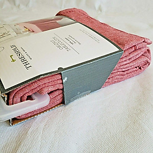 Threshold Tablecloth Chambray Hemstitch Red - 60 X 84 Oblong