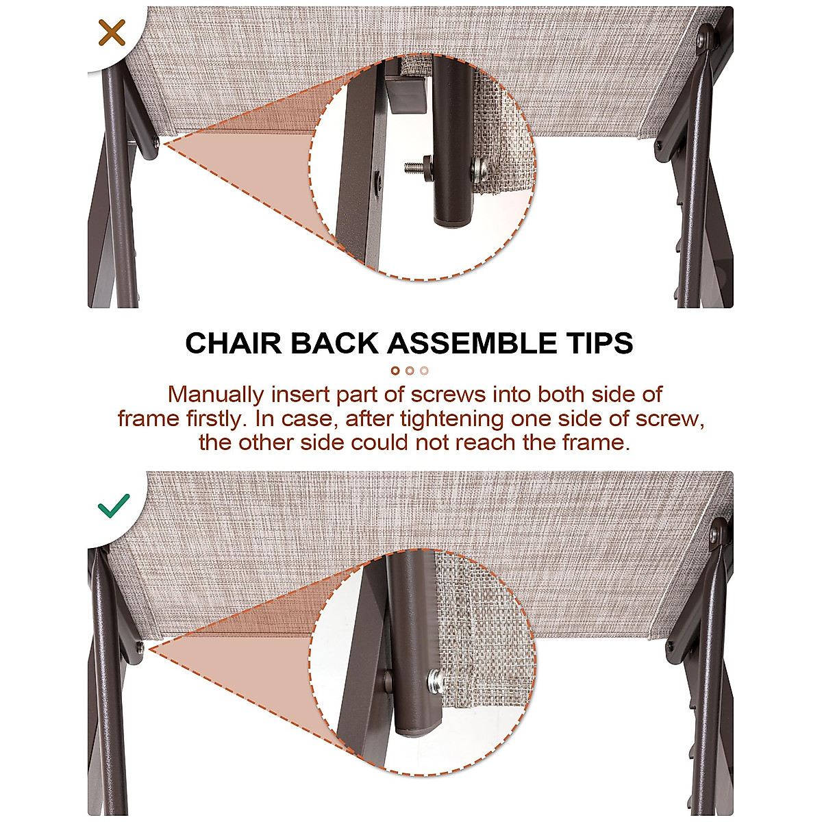 Crestlive Products Aluminum Adjustable Chaise Lounge Chair Five-Position and Full Flat Outdoor Recliner All Weather for Patio, Beach, Yard, Pool (1PC Beige)