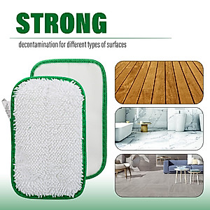 PROSOCOOL Steam Mop Pads 5 Packs Compatible with Shark Sonic Duo Floor Hardwood Floor Cleaner KD450W, KD400W, SP1000, ZZ500, ZZ510