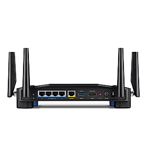 Linksys AC1900 Dual Band Open Source WiFi Wireless Router (WRT1900AC) Renewed
