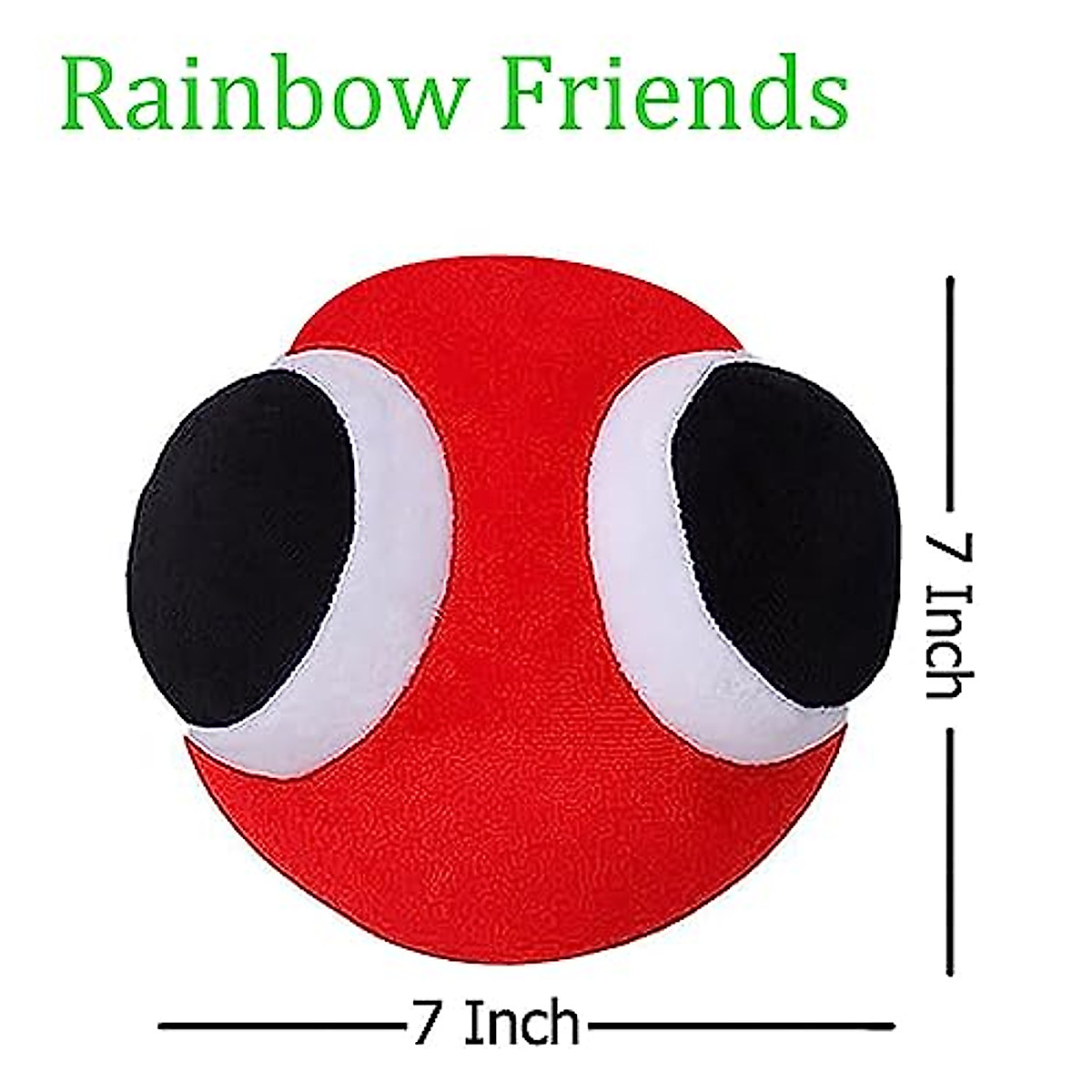 Sokmrus 3pcs Rainbow Friends Plush, Cyan Plush, Lookies Plush, Yellow Rainbow Friends Chapter 2 Plushies (3pc)