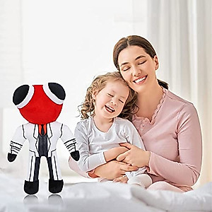 CHPM Rainbow Friends Plush, 11.8 inch Rainbow Friends Plush Toys Soft Stuffed Animal, Bring Home The Fun with Rainbow Friends Plush Toy - Adorable Gift for Kids and Collectors (Red)