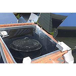 The All-American Sun Oven ** Outdoor Solar Oven / Dehydrator / Slow Solar Cooker with Extra Large Cooking Chamber ** For Home Cooking, Base Camp, Disaster Prep, Family Camping, Homesteading, RV Travel, Remote Living