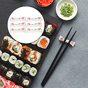 Hemoton 6pcs Chopstick Rest Chopsticks Rest Rack Ceramic Chopstick Stand Ceramic Chopstick Holder Dining Room Table Decor Decorative Chopsticks Holders Kitchenware Household Ceramics