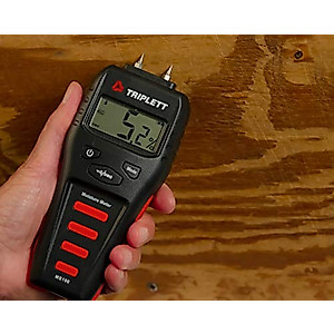 Triplett MS100 Pin Moisture Meter for Wood and Building Materials with Audible Indicator