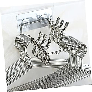 Zerodeko 4 pcs Clothes Sock Drying Hanger Laundry Hanger Drying Rack Baby Clothing Rack Baby Drying Rack Hangers Multi-Functional Socks Racks Sock Drying Rack Clip Coat Hanger Square