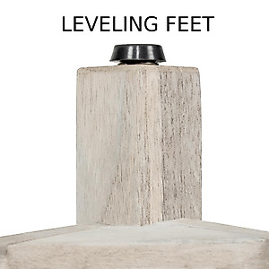 TeakCraft Gray Teak Shower Bench with Shelf 21 Inch for Bathroom, Spa - Fully Assembled, Shower Stool, Rustic Gray Finish, The Elisa