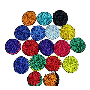 Handmade Nylon Kitchen Scrubbers - Pot Scrubbers - Sponge - Scouring Pad - Reusable - Scrubbies - set of 3 (or 4) - double thickness - large