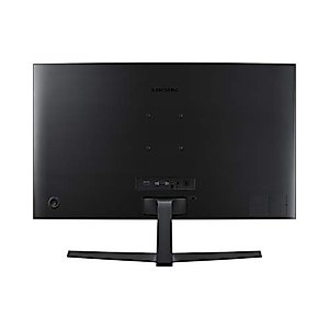 SAMSUNG 23.5” CF396 Curved Computer Monitor, AMD FreeSync for Advanced Gaming, 4ms Response Time, Wide Viewing Angle, Ultra Slim Design, LC24F396FHNXZA, Black