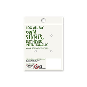 Anamalz Moose Wooden Animal Toy for Toddlers, Fun and Posable Moose for Early Learning, Montessori, and STEM, Smooth Natural Wood, Boys and Girls