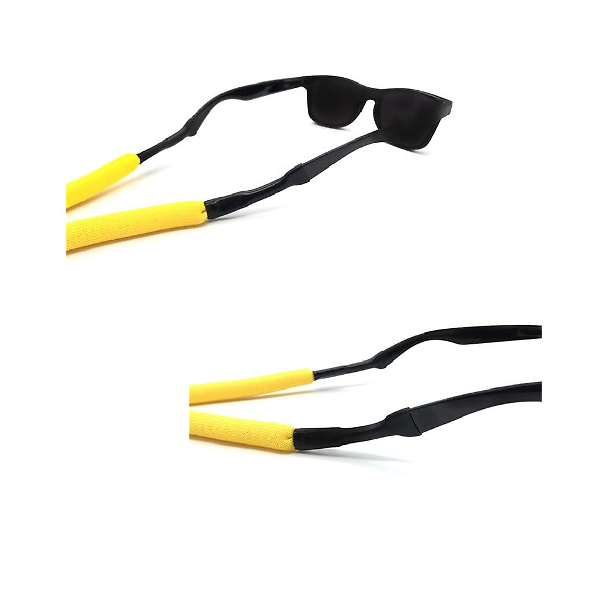 DECKER Floating Sunglass Strap 8 Pcs Pack Glasses Float Adjustable Eyewear Retainer Safety outdoor Eyeglass Rope for Aquatic Sports surfing Sailboat Swimming (Mix color)