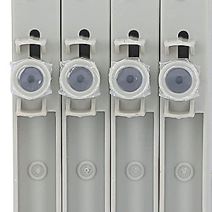 4PCS Ink Cartridge Colorfast Large Capacity BK C M Y Printer Ink Cartridge Combo Pack ABS Material for Printer Printing Documents (T0561/T0562/T0563/T0564)