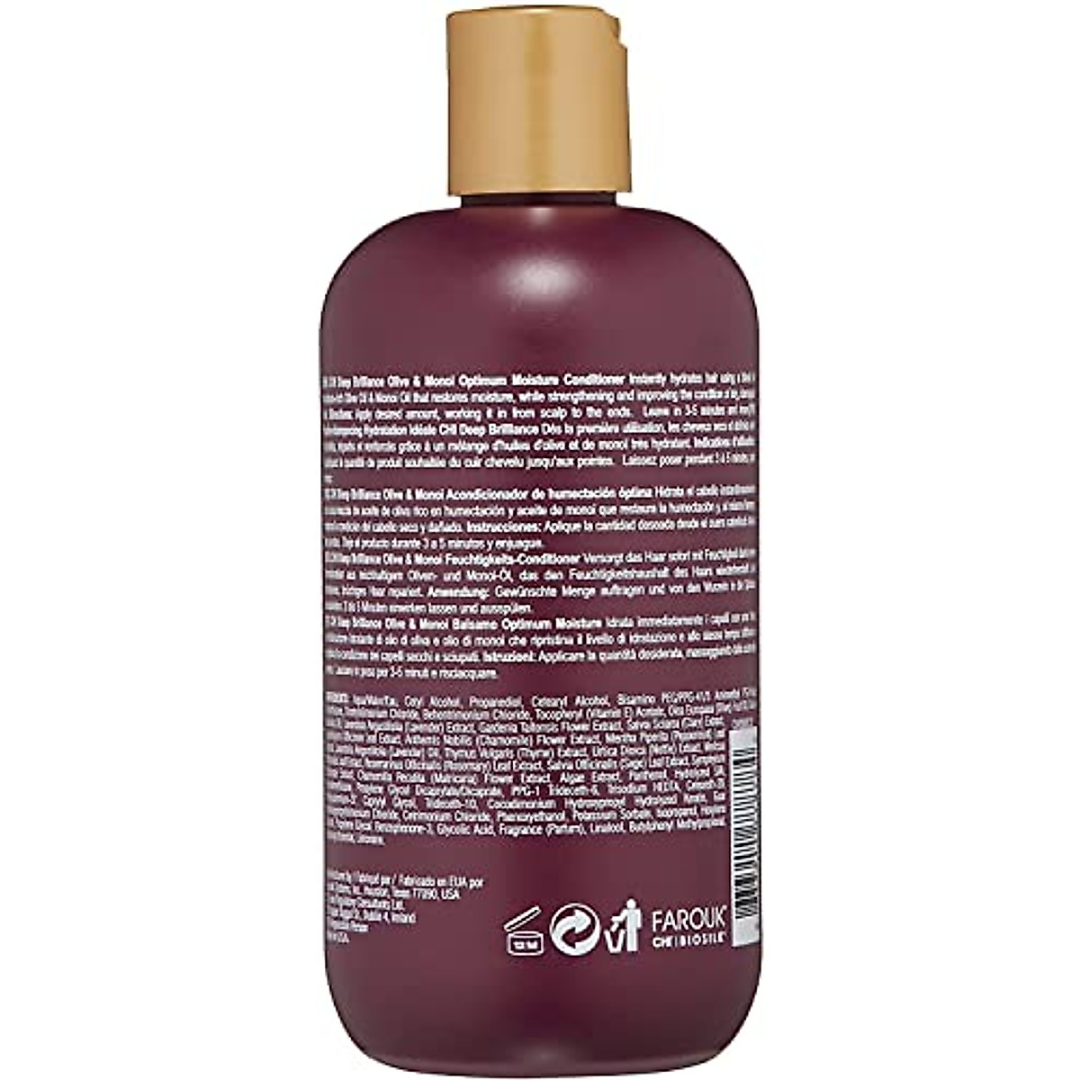 CHI Deep Brilliance Optimum Moisture Conditioner, 12 Fl Oz