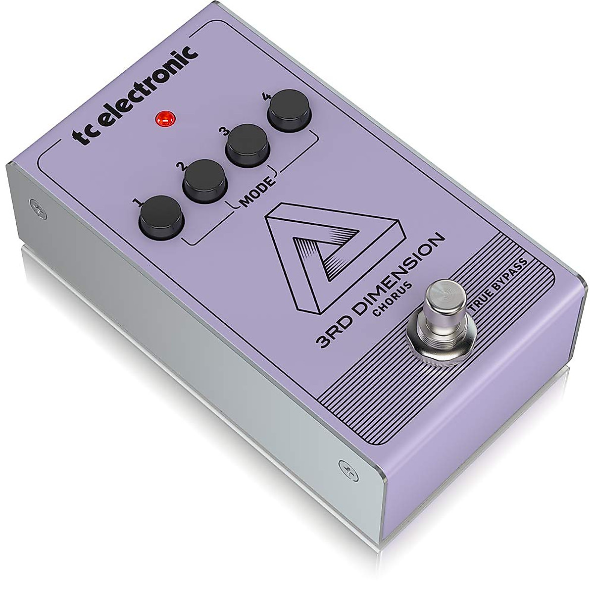TC Electronic 3RD DIMENSION CHORUS Vintage Analog Chorus Pedal Recreation with 4-Button Effect Selection and BBD Circuitry