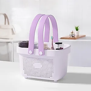 Shower Caddy Bins Organizer for Bathroom and Kitchen Bath Storage Organizer Bin Tote Toiletry Bag Bin Box Storage Baskets