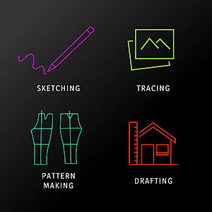 Bienfang Sketching & Tracing Paper Roll, White, 12 Inches x 50 Yards