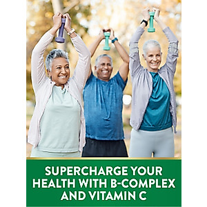 Nature's Truth Vitamin B Complex Plus Vitamin C | 100 Caplets | Vegan, Non-GMO & Gluten Free Supplement