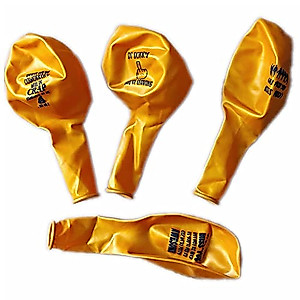 30 Pack 12" GOLD Fun Office Leaver Going Away Balloons Colleague/Coworker Last Day Office Party Balloon Decorations for Farewell Party Going Away Goodbye Party Office Work Party Graduation Decorations