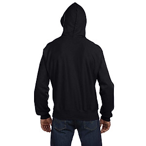 Champion -Men's Reverse Weave Fleece Pullover Hoodie, Black, Large