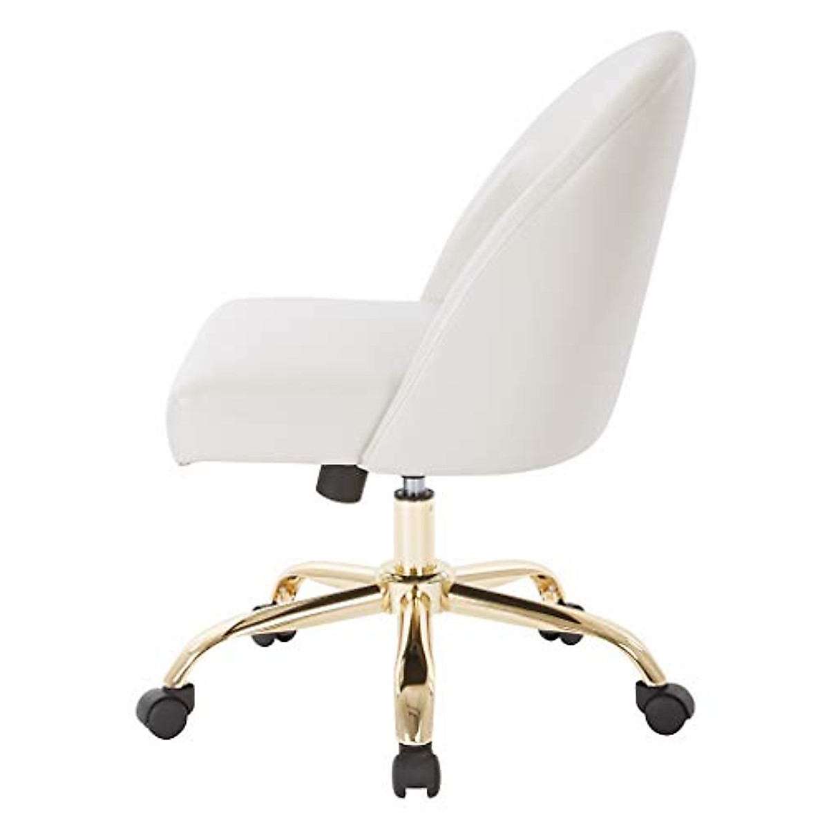 OSP Home Furnishings Layton Office Chair, Cream