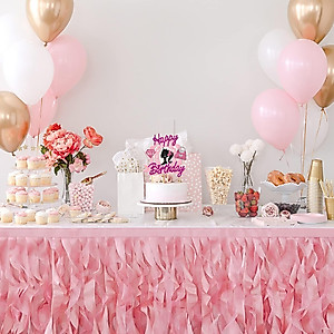 1 Pack Princess Cake Topper Glitter Girl Happy Birthday Diamond Bag Cake Decoration for Bridal Wedding Shower Baby Shower Enaggement Birthday Girls Princess Theme Party Cake Decoration Supplies