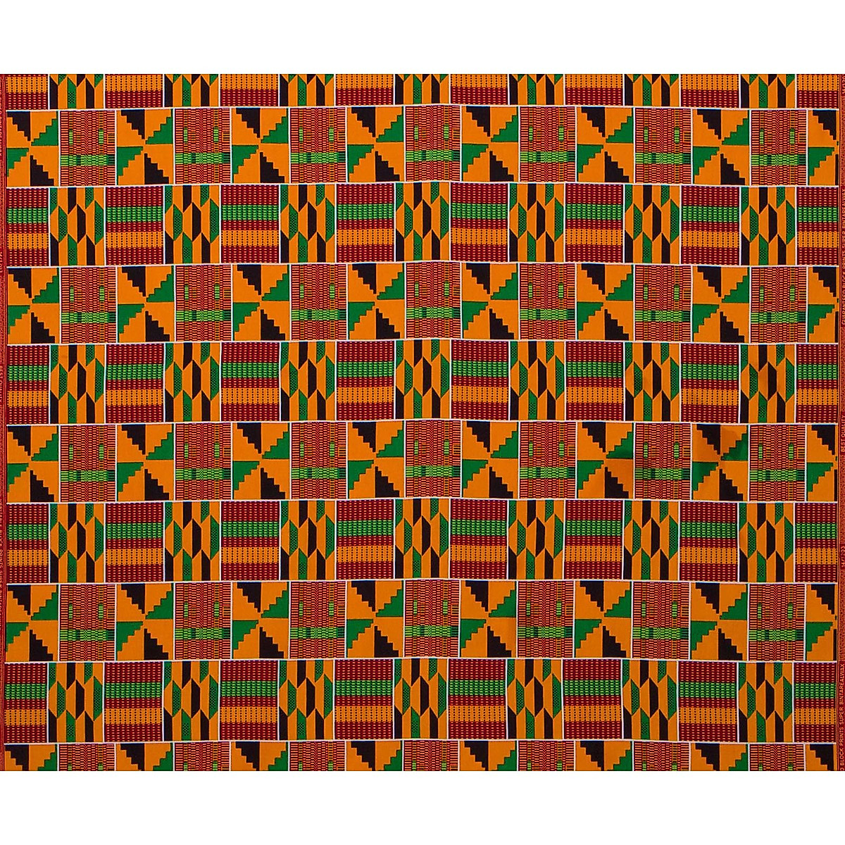 African Fabrics, 100% Cotton Ankara Wax Printed Fabric, 6 Yards of African Fabric, Can Be Used for Face Covering Make DIY Crafts and sew Party Dresses.